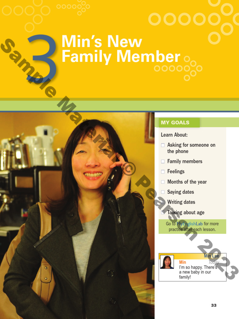Min's Family and Phone Conversations | PDF | Linguistics