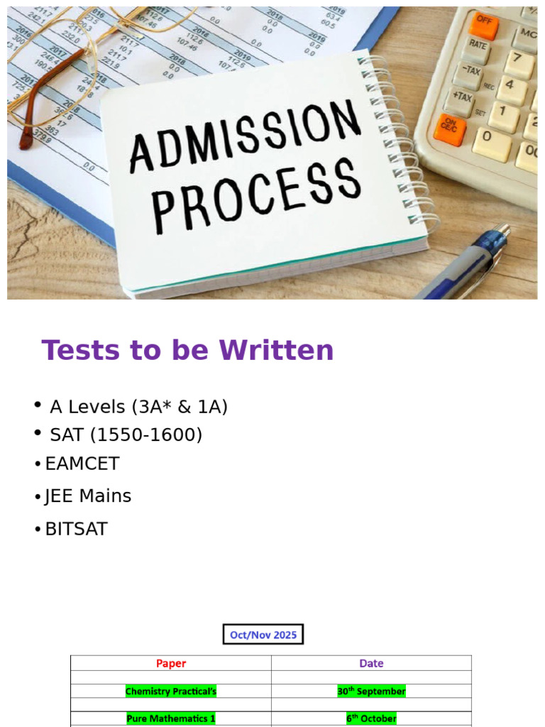 University Admission Process | PDF