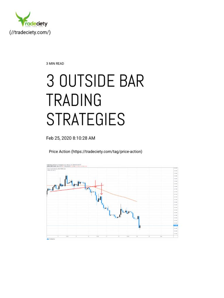 3 Effective Outside Bar Trading Strategies | PDF | Market Trend | Investing