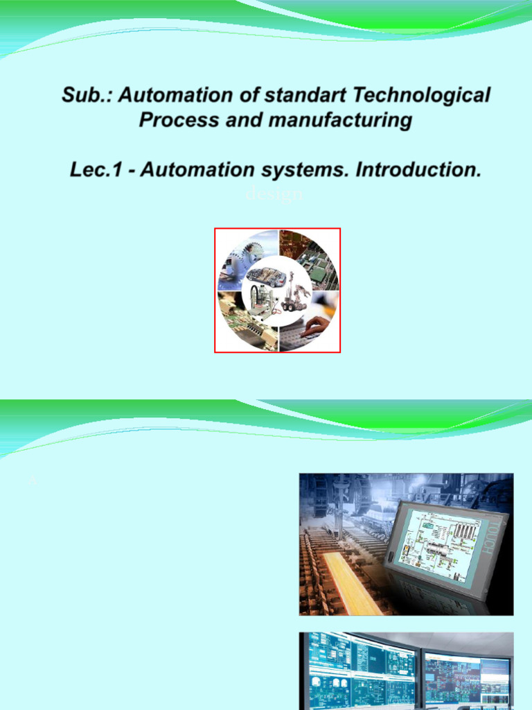 Lec. 1 Automation Systems Introduction | PDF | Feedback | Automation