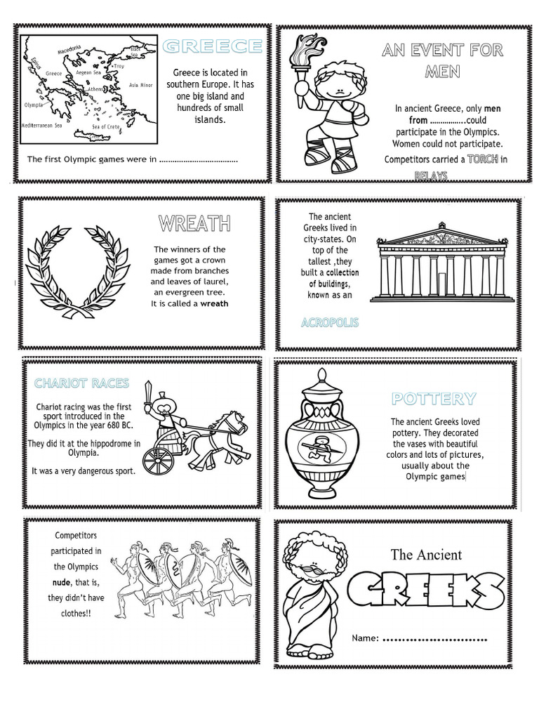 Ancient Olympics Poster Primary HIGH | PDF