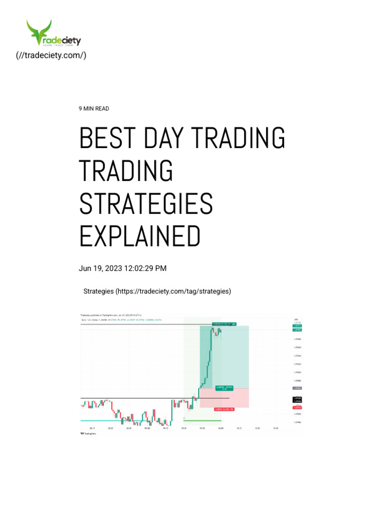 Top Day Trading Strategies Explained | PDF | Day Trading | Market Trend