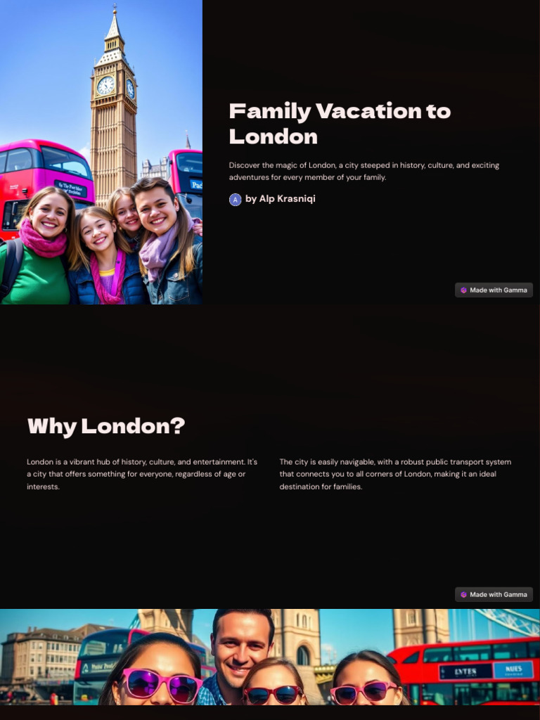 Family-Friendly London Vacation Guide | PDF | London