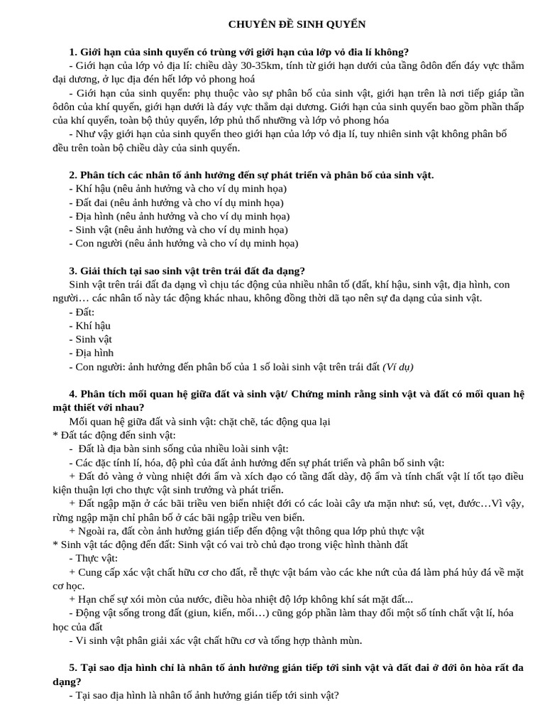 1 Sinh Quyen | PDF