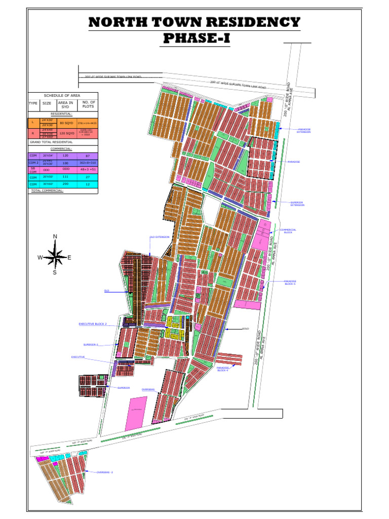 North Town Residency Phase-I Overview | PDF