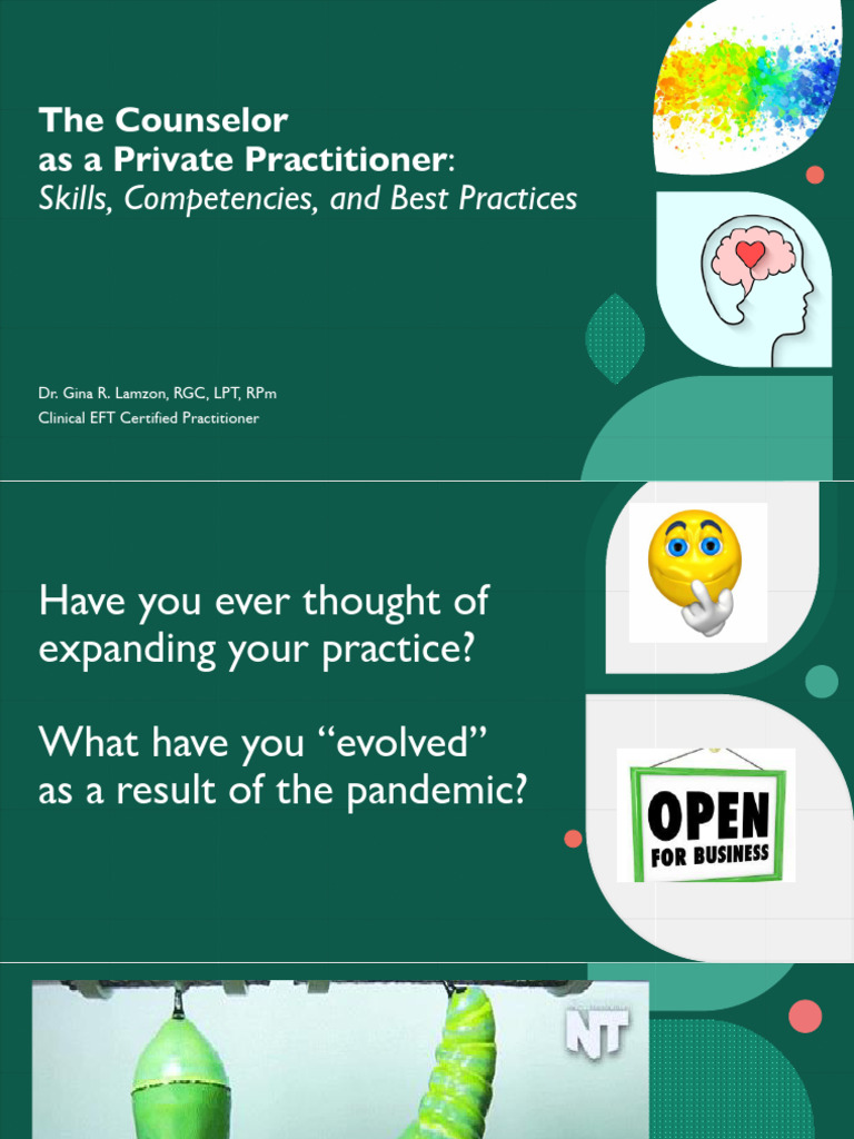 Counselor Skills for Private Practice Success | PDF | Skill | Creativity