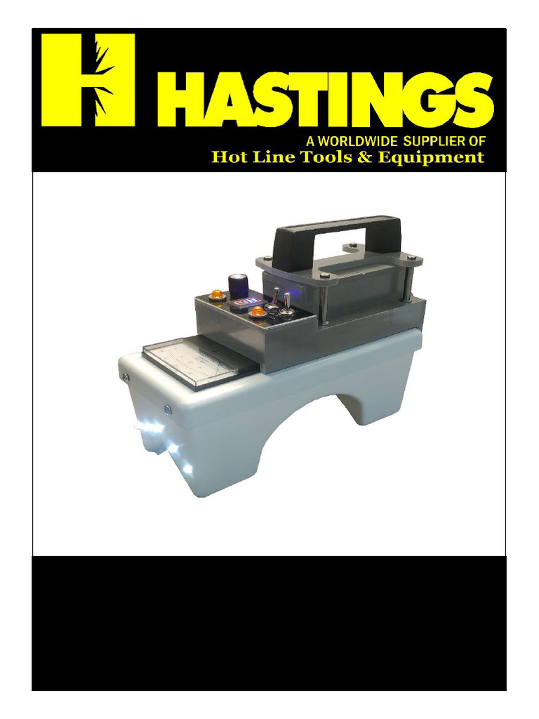 Battery Operated Hot Stick Tester Guide | PDF | Fiberglass | Volt