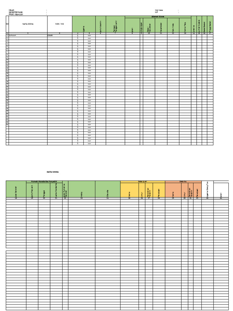 RAPORT ASESMEN MID SEMESTER GENAP FASE E KELAS X Fix | PDF
