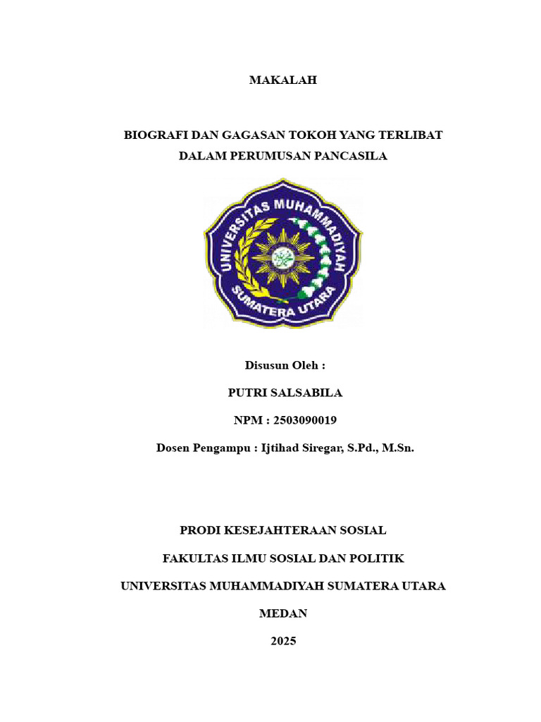 (Updated)Template Makalah Kuliah (DOWNLOAD File Ini Dan EDIT Di ...