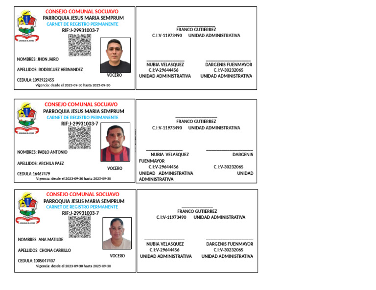 Consejo Comunal Socuavo 2 | PDF