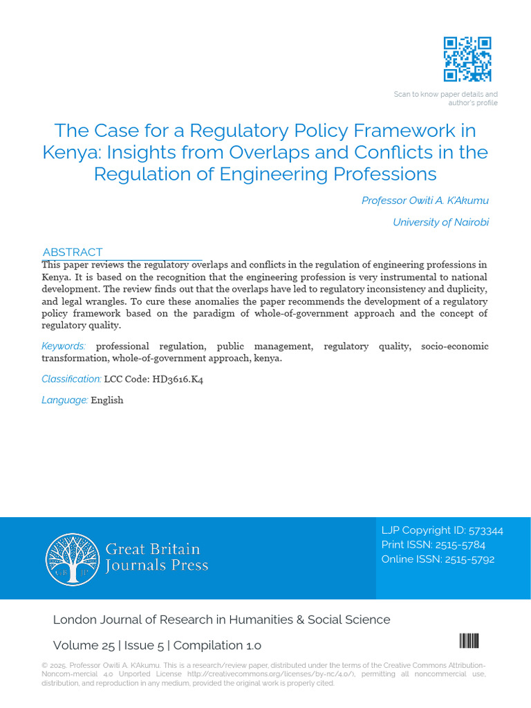 Regulatory Policy Framework | PDF | Occupational Safety And Health ...