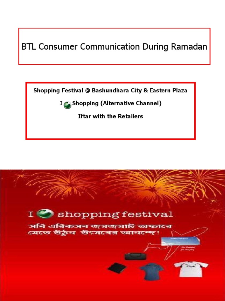 BTL Ramadan Activities | PDF | Coupon | Marketing