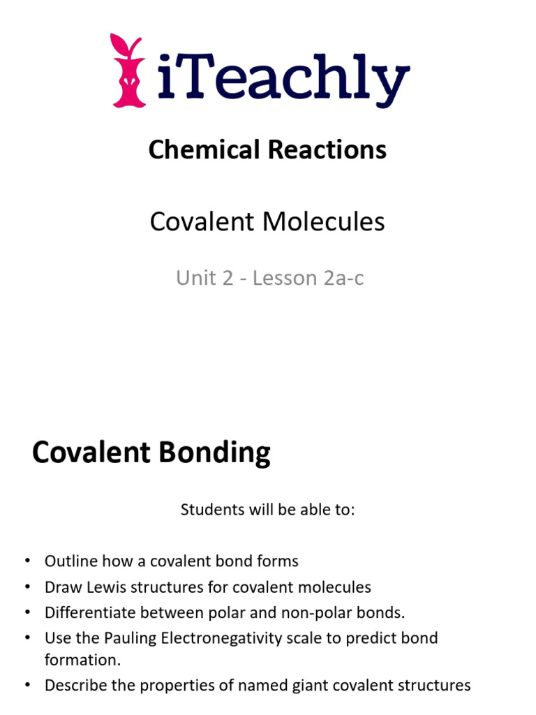 2 2 Slide Show Covalent Bonding | PDF | Chemical Bond | Covalent Bond