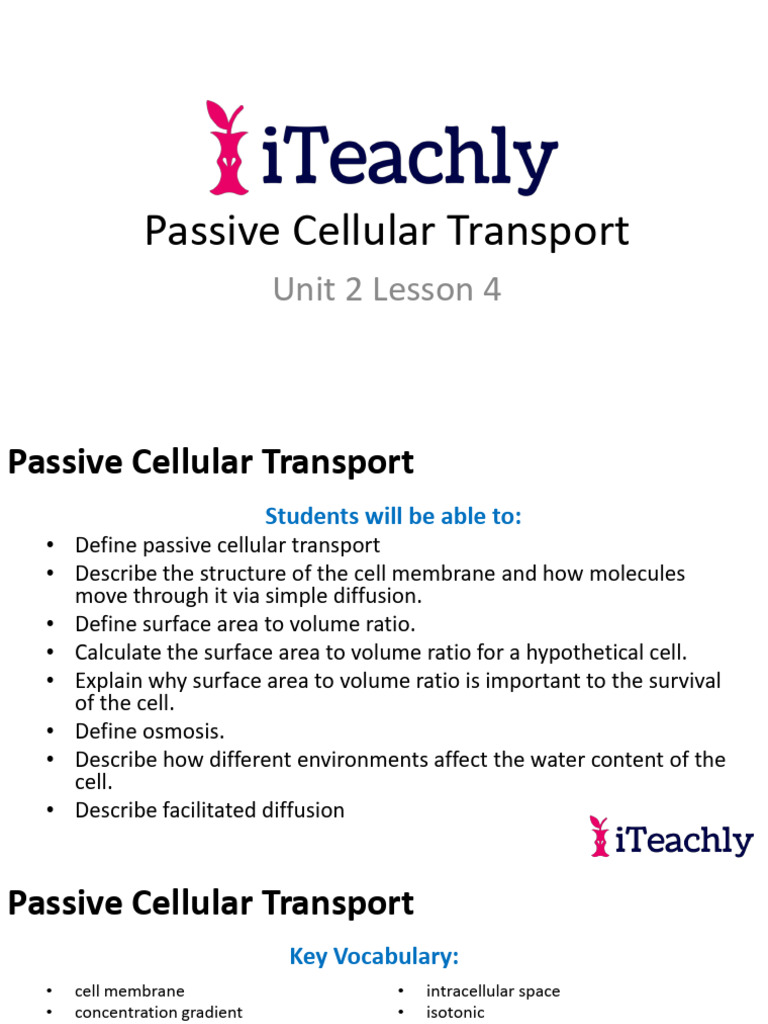 Understanding Passive Cellular Transport | PDF | Cell Membrane | Osmosis