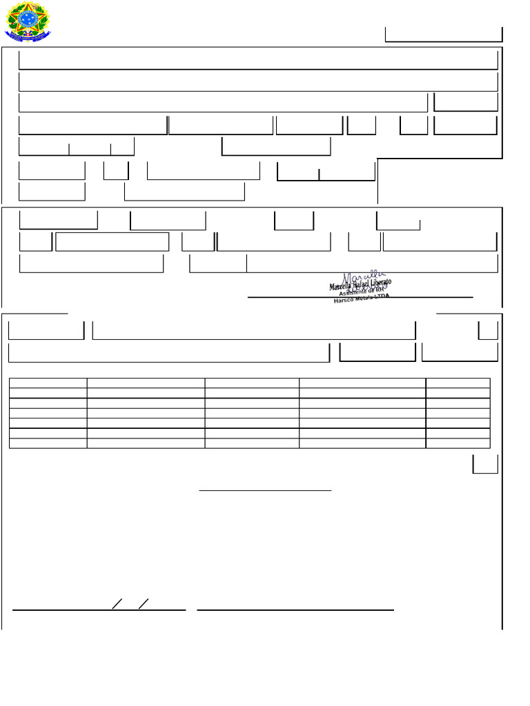 Formulario SD Assinado | PDF | Emprego