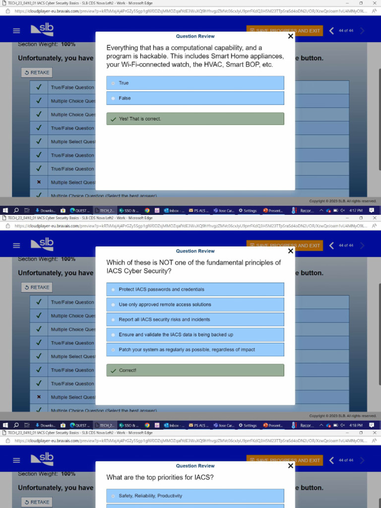 Respuestas de Certificacion Cibersecurity | PDF