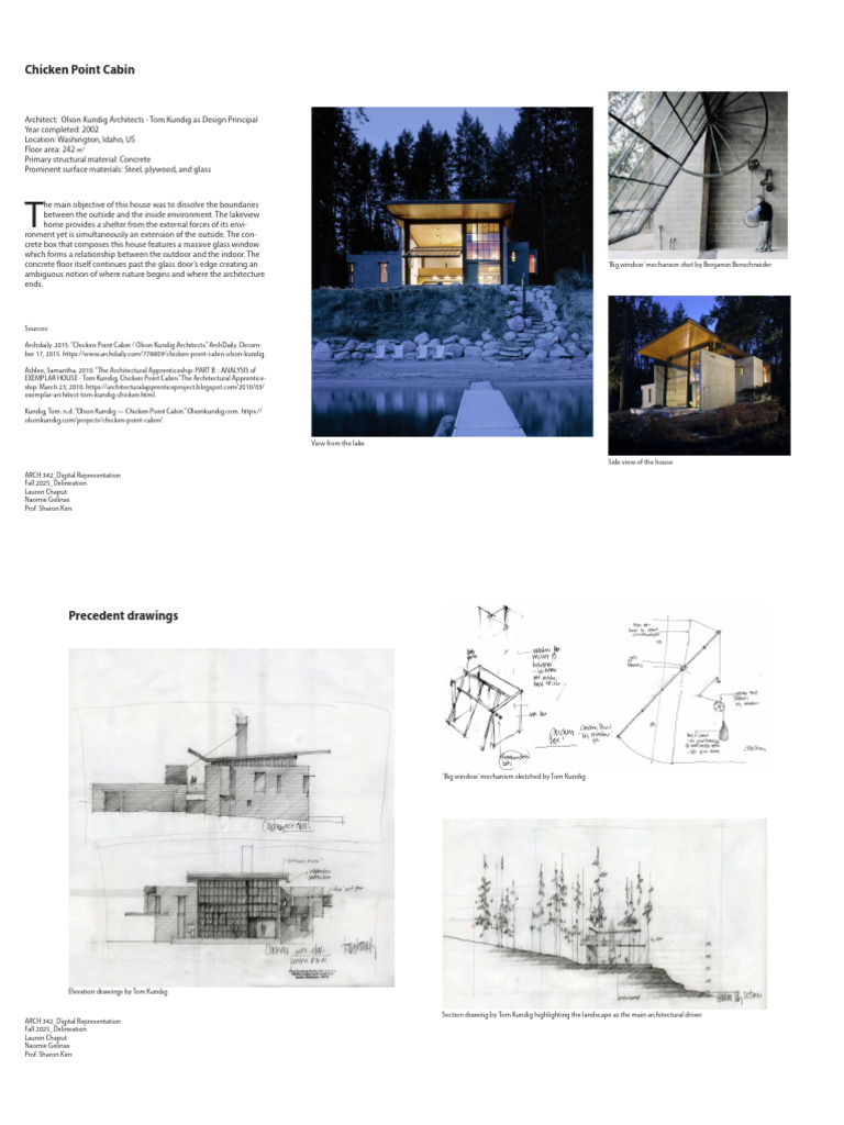 Chicken Point Cabin Architectural Analysis | PDF