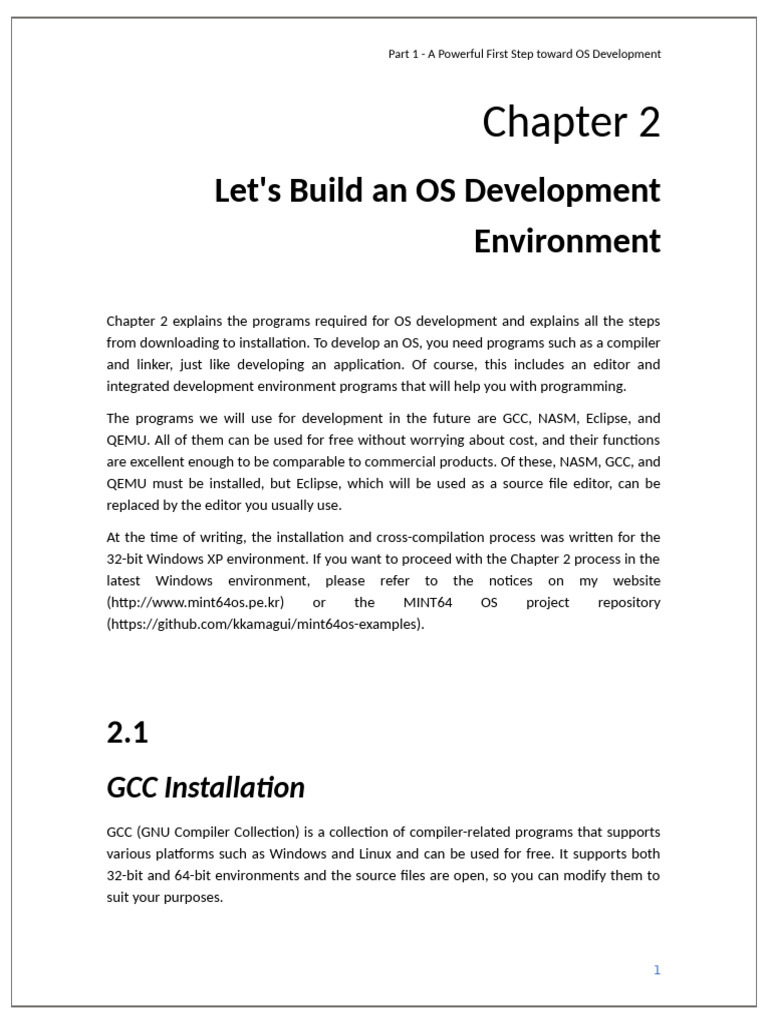 Chapter 2 - Let's Build An OS Development Environment | PDF | Software | Computing