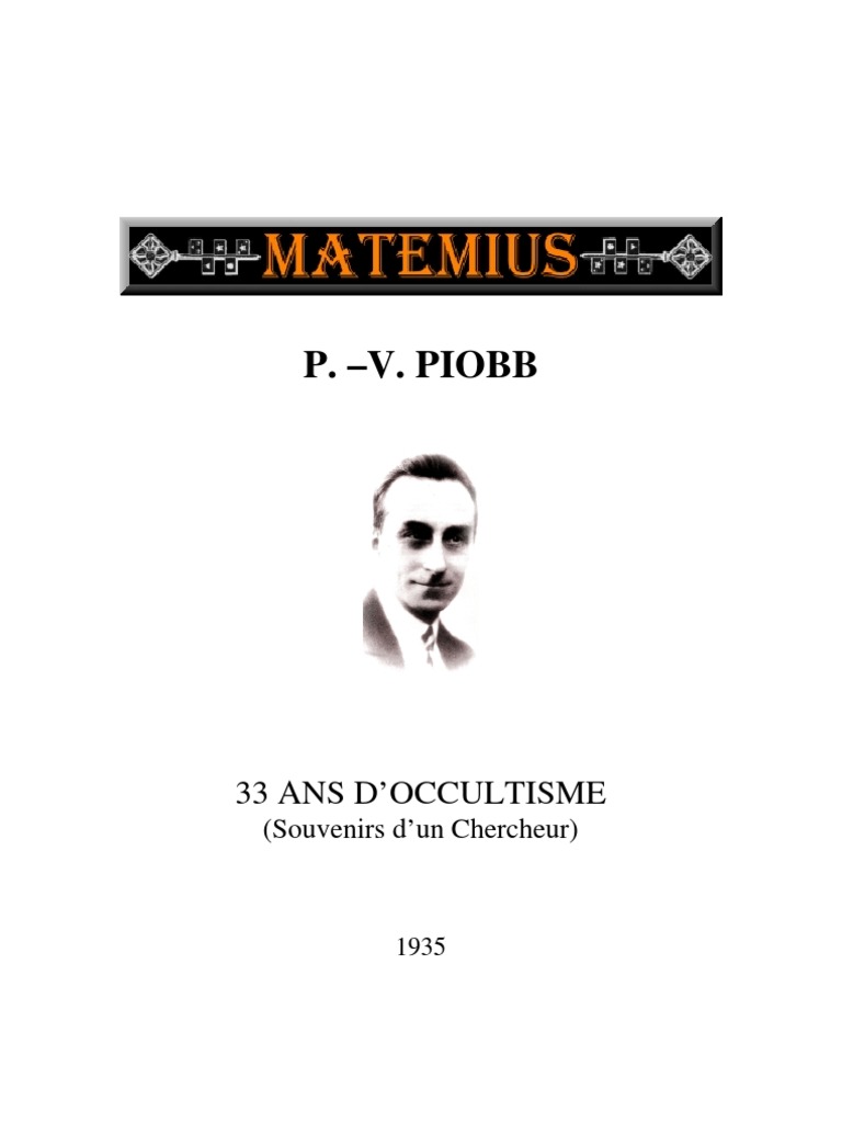 Souvenirs d'un Chercheur Occultiste | PDF | Art | Histoire