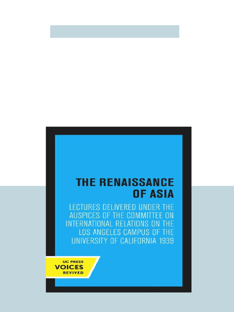 The Renaissance of Asia full digital chapters | PDF | British Empire ...