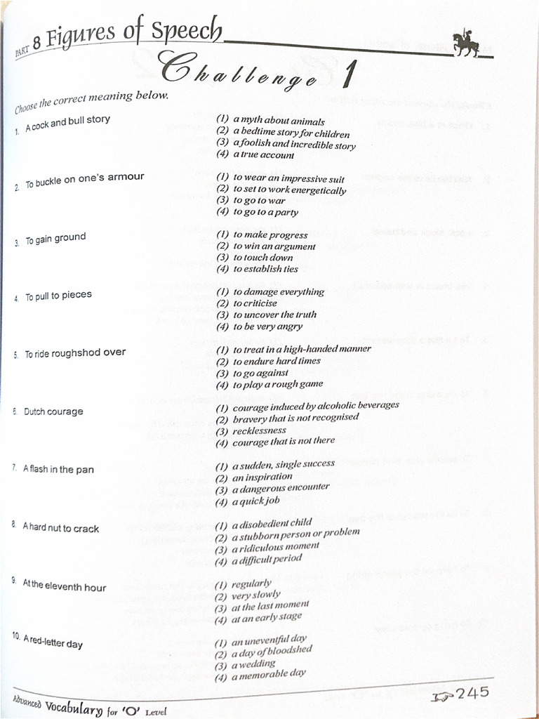 Figures of Speech | PDF