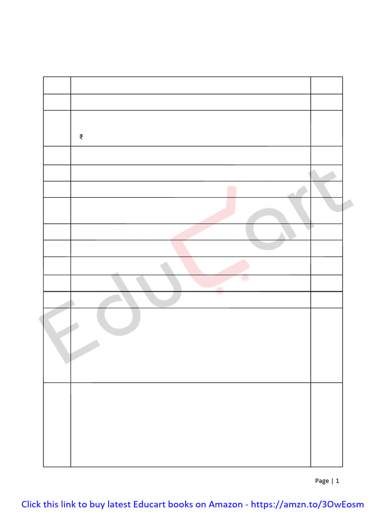 2020-21 CBSE 12 Economics MS | PDF | Money Creation | Economic Growth