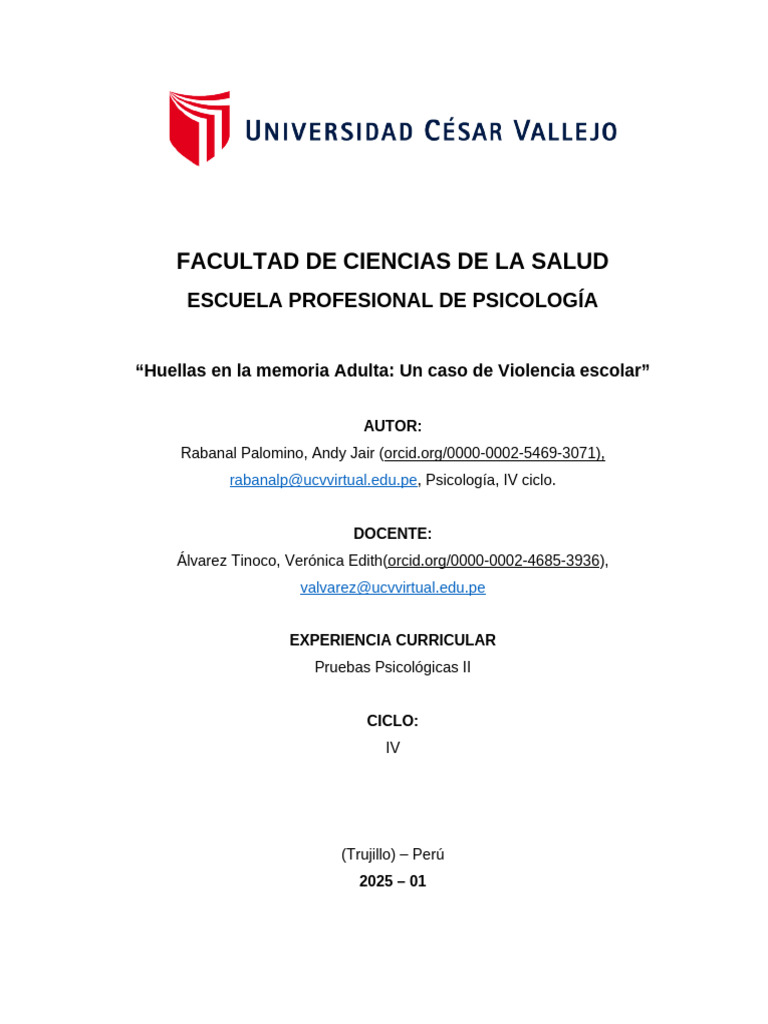 Informe Final Blackboard-Pruebas II (Brayan) | PDF | Ansiedad | Las emociones