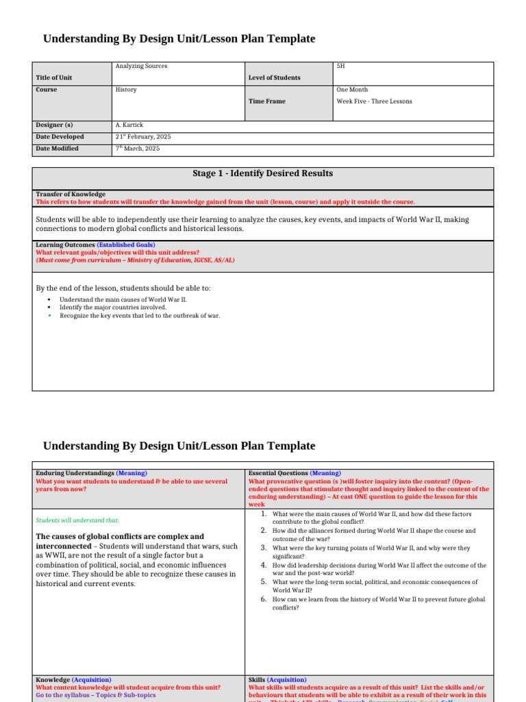 Kartick WK 8 His (f5) t2 Journal | PDF | Image | Lesson Plan