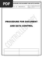 Document Control Procedure ISO 9001 | PDF