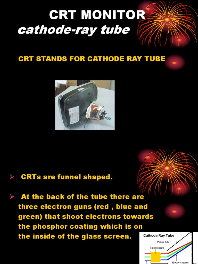 Cathode-Ray Tube: CRT Monitor | PDF | Liquid Crystal Display | Cathode ...