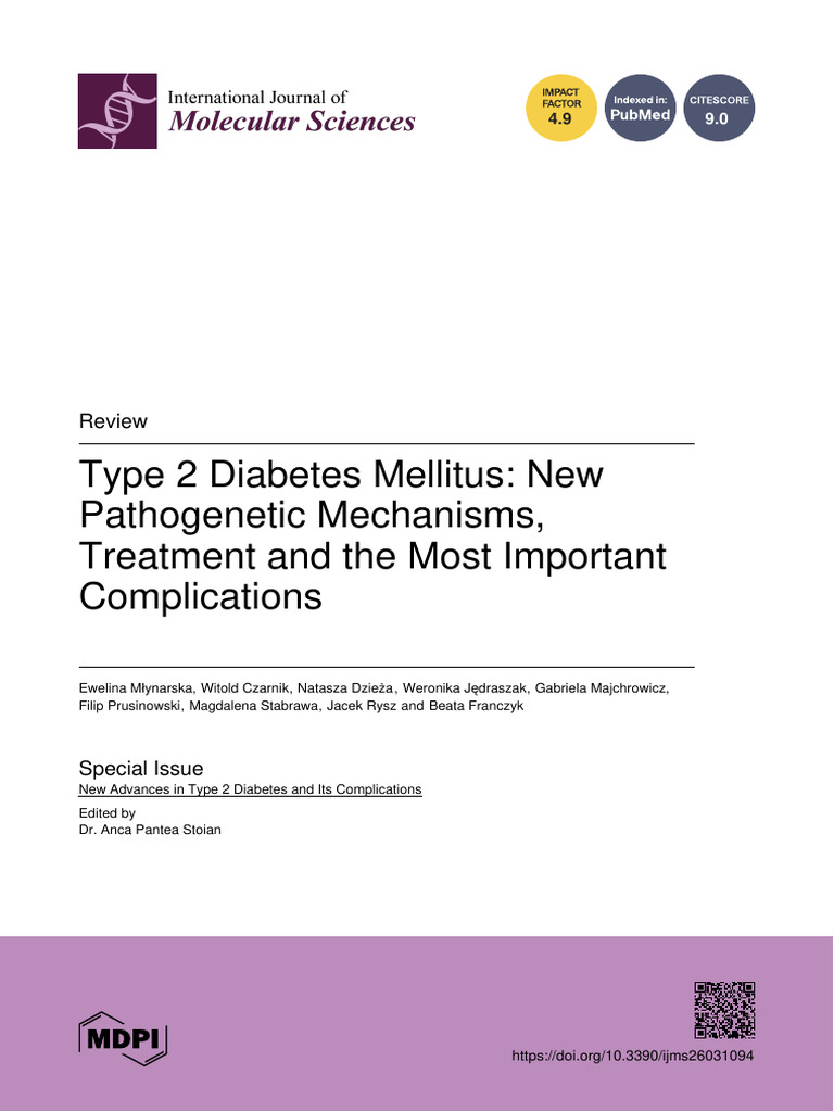 New Insights on Type 2 Diabetes Mechanisms | PDF | Diabetes | Diseases ...