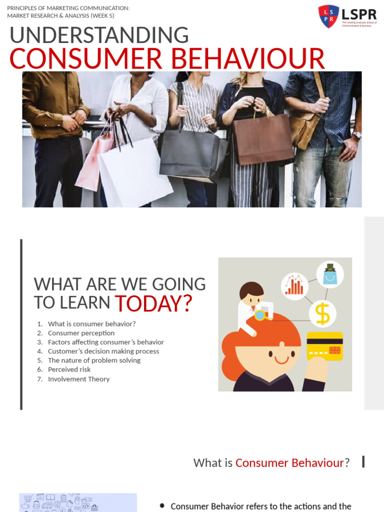 Session 5 - Understanding Consumer Behavior | PDF | Perception | Consumer Behaviour