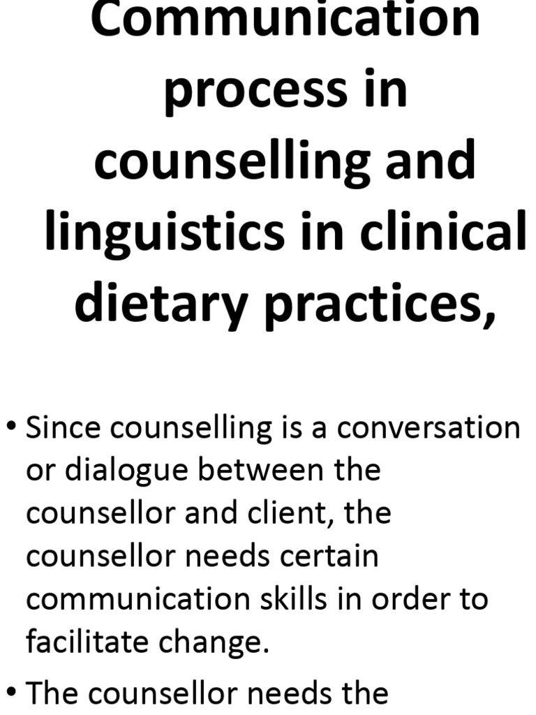 Counselling Communication Skills Guide | PDF | Nonverbal Communication ...