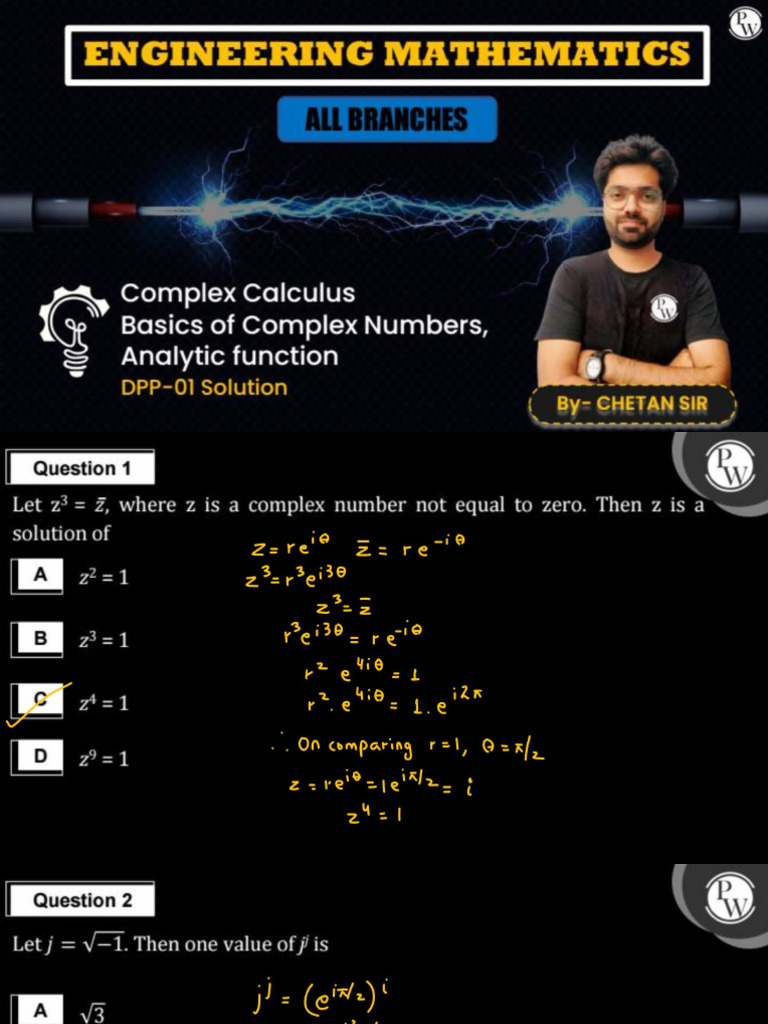 Complex - DPP 01 Discussion Notes | PDF
