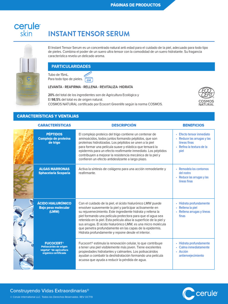 USES PFP TensorSerum | PDF | Agua | Piel