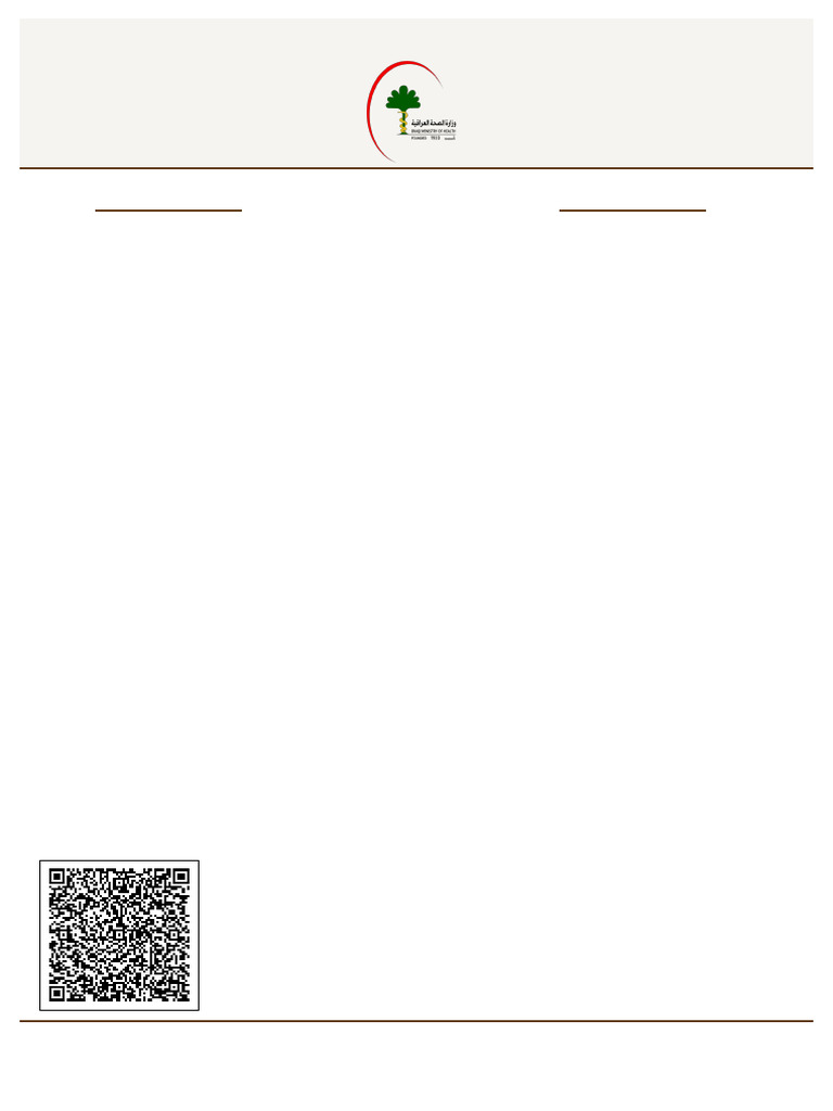 Republic of Iraq Ministry of Health Health Insurance Office | PDF