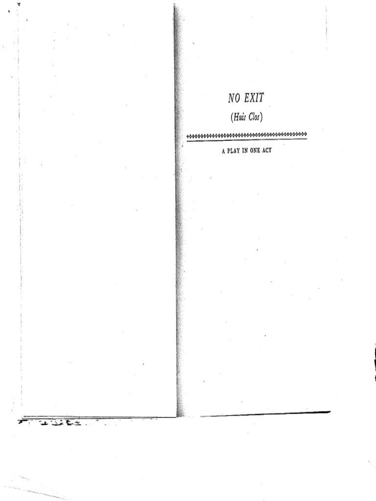 No Exit Script | PDF