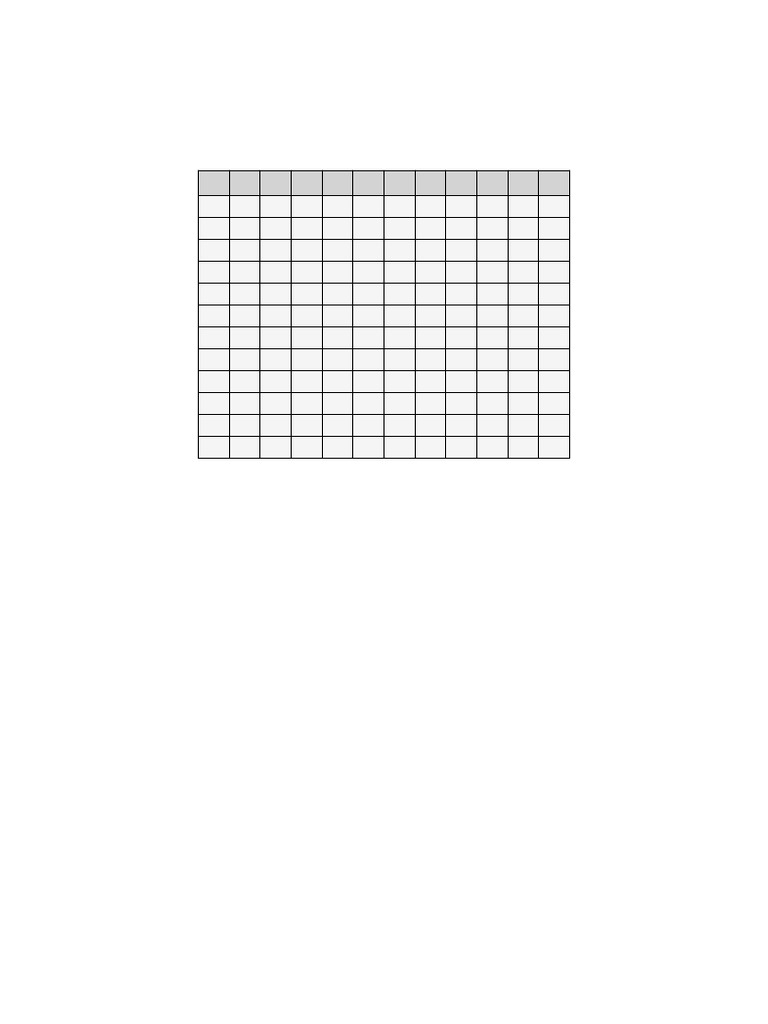 12-Tone Music Matrix Overview | PDF