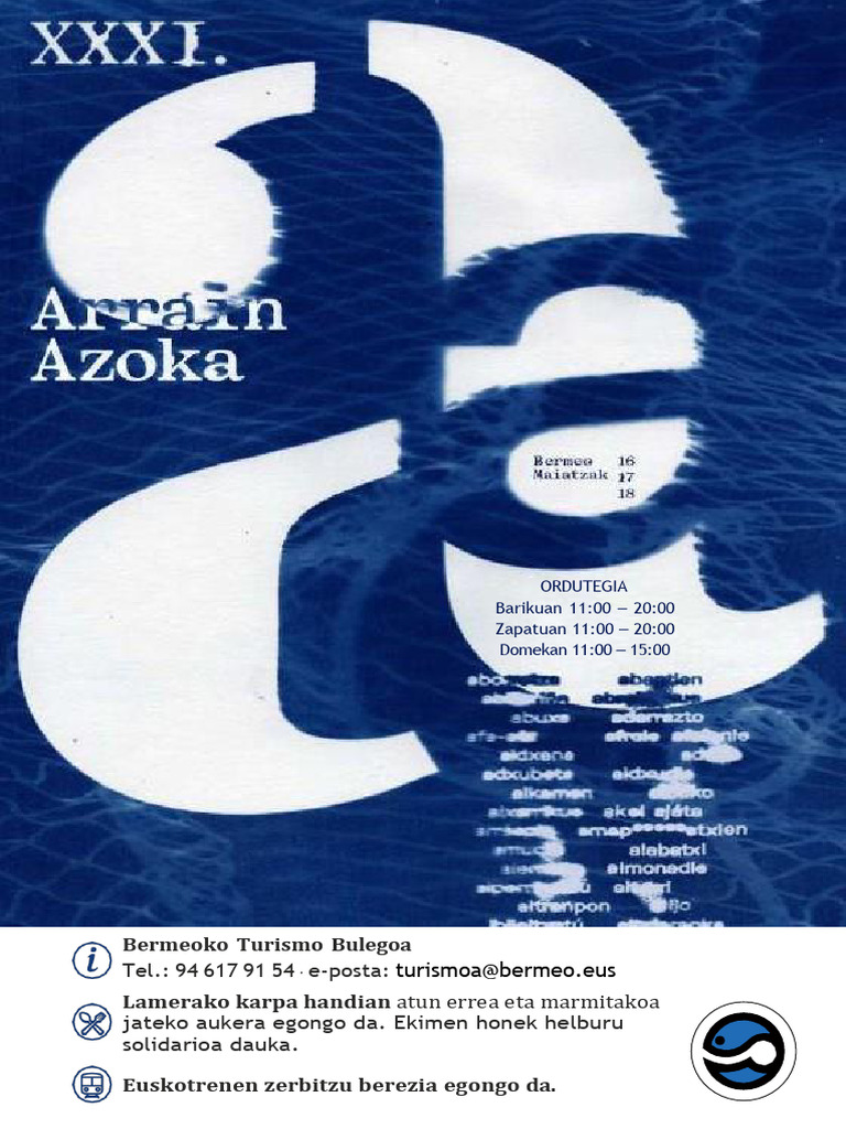 Archive Programa Arrain Azoka 2025 | PDF