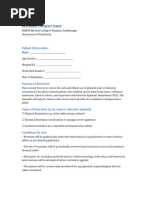 Hospital Admission Checklist Guide | PDF | Hospital | Surgery
