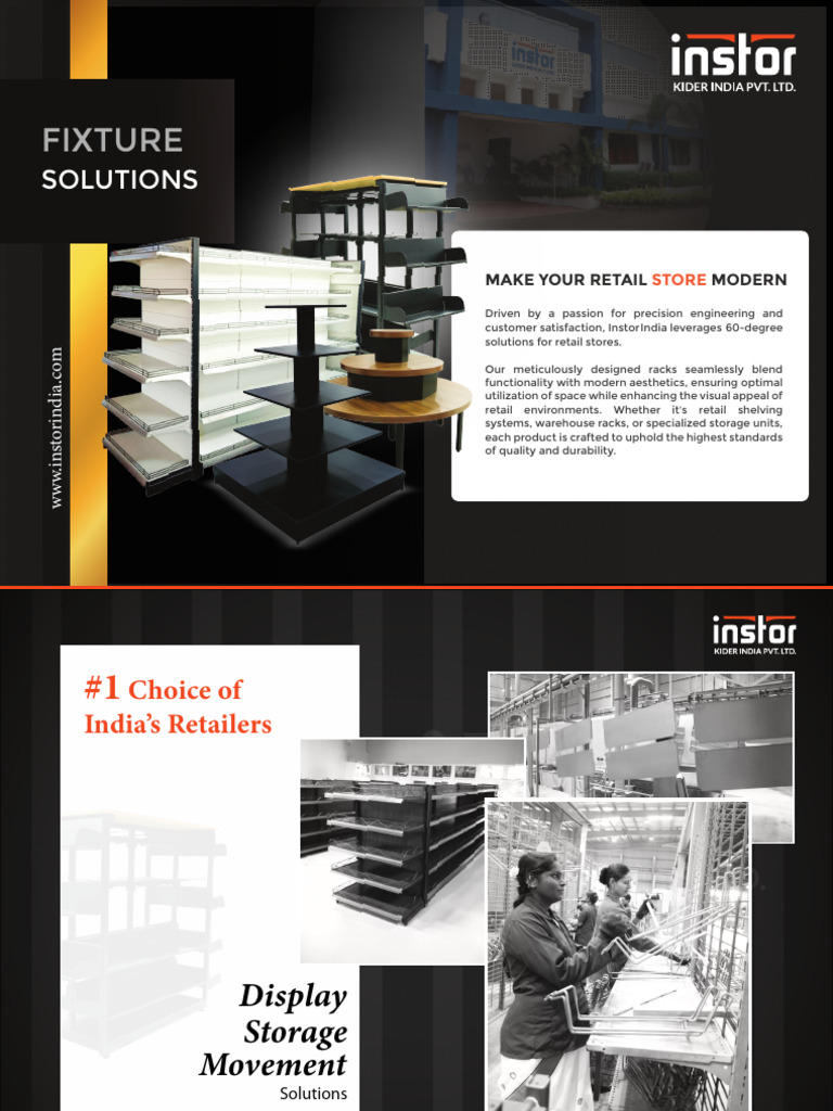 Retail Fixture Solutions by Instor India | PDF | Retail