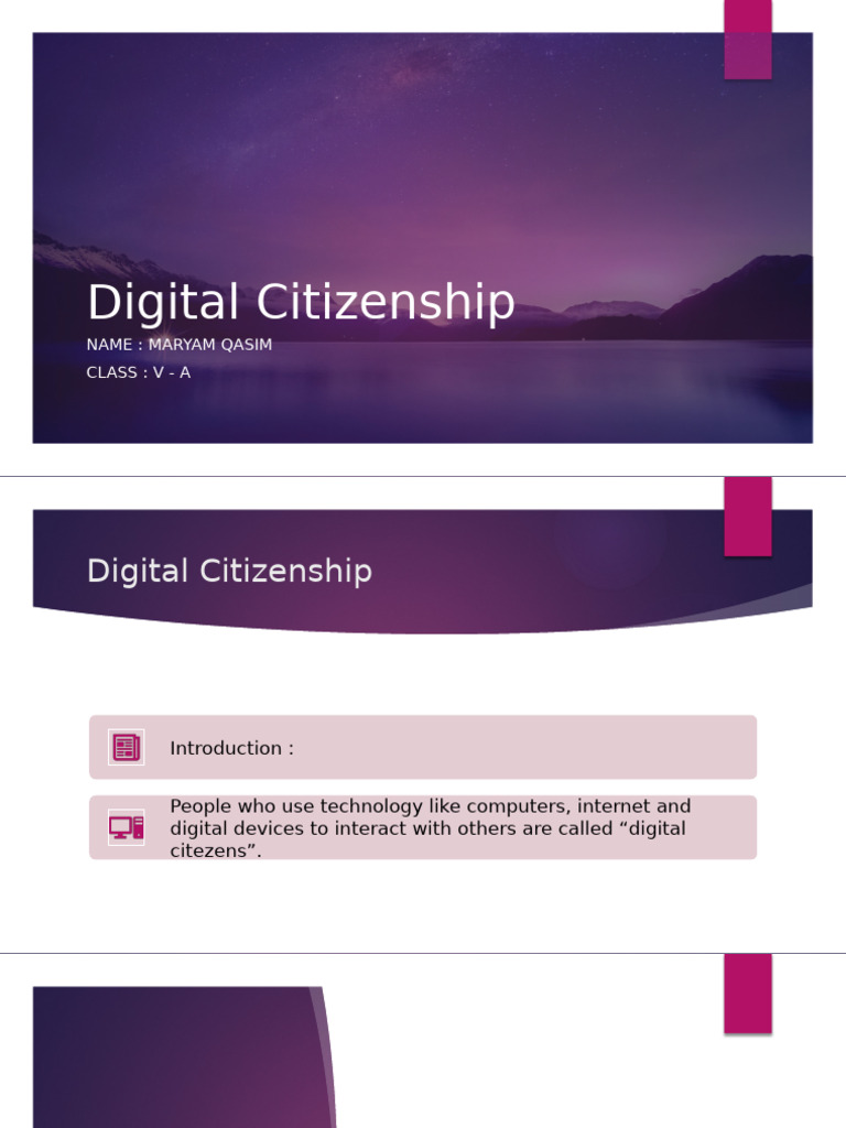 Guide to Digital Citizenship Essentials | PDF