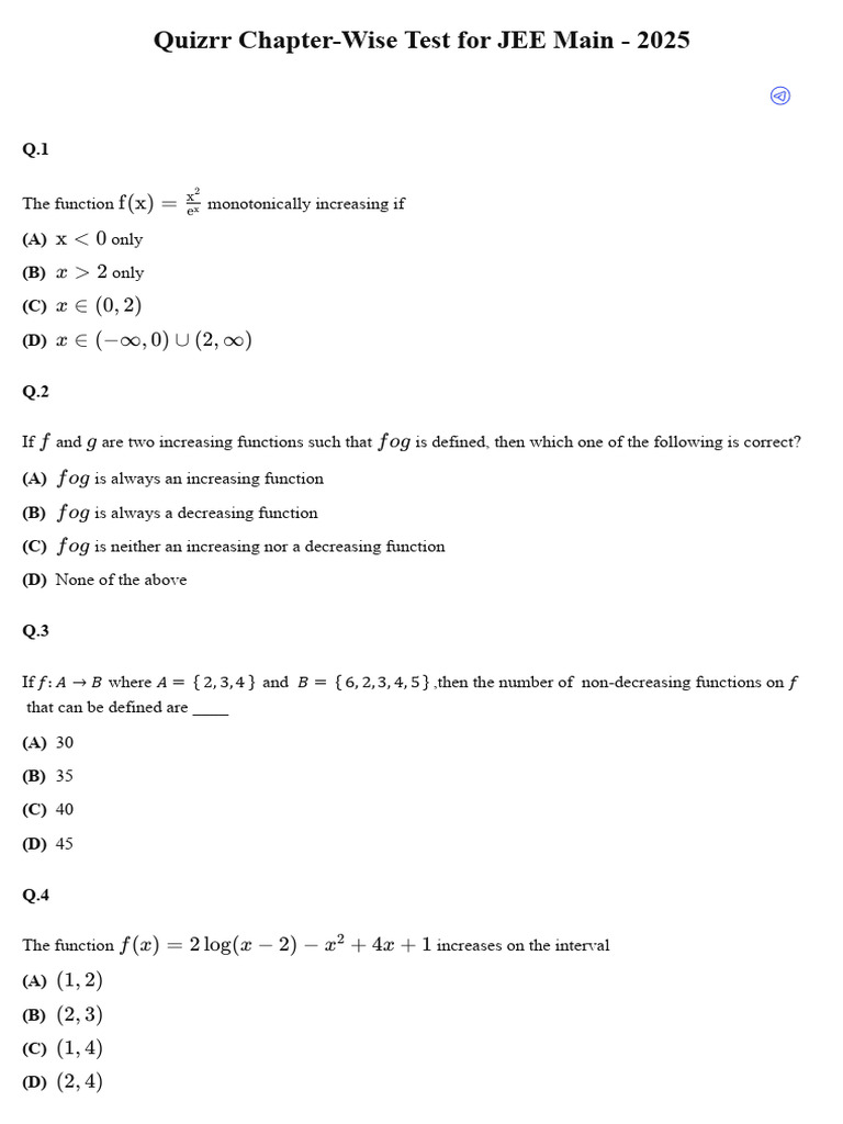 Application of Derivatives | PDF | Monotonic Function | Mathematical Concepts
