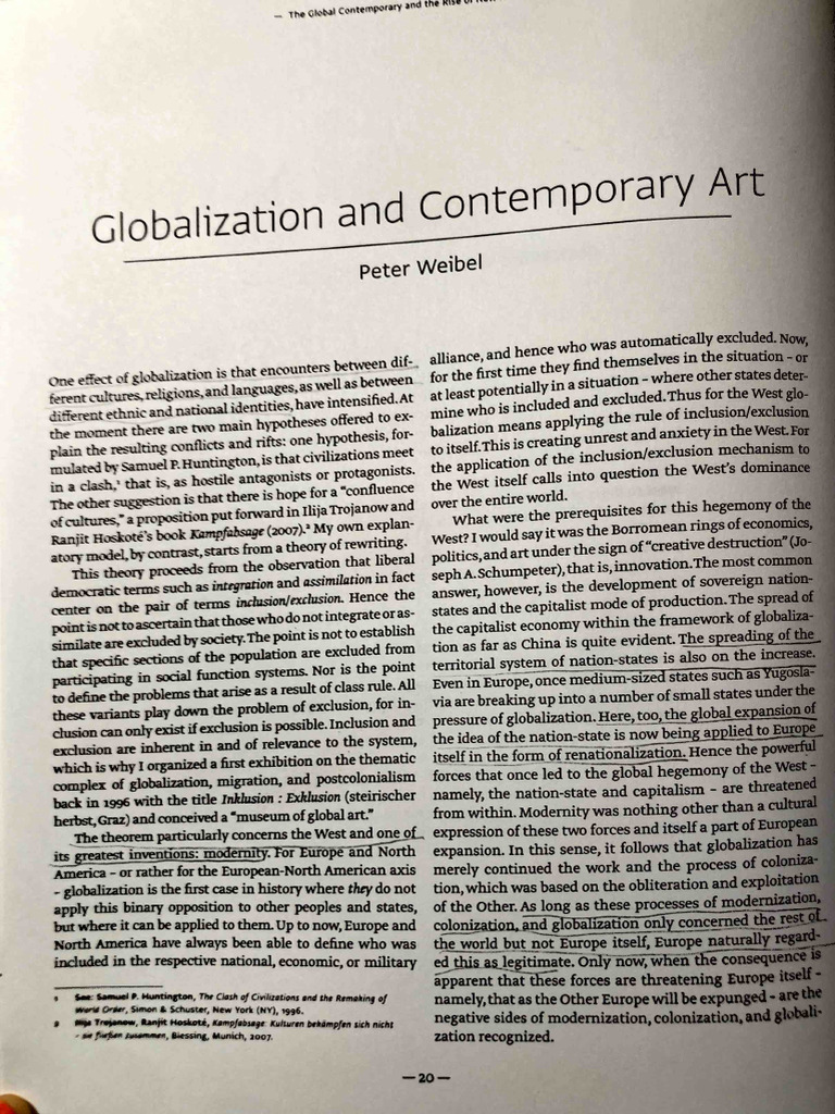 The Global Contemporary | PDF
