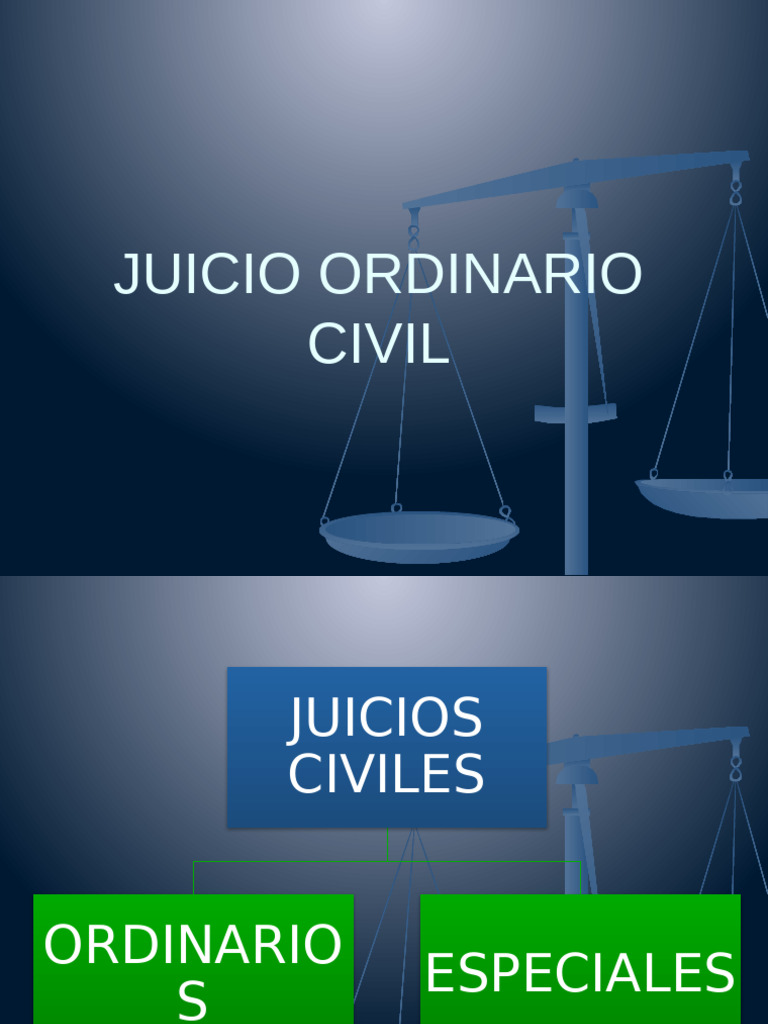 Etapas del Juicio Ordinario Civil | PDF | Demanda judicial | Jurisdicción