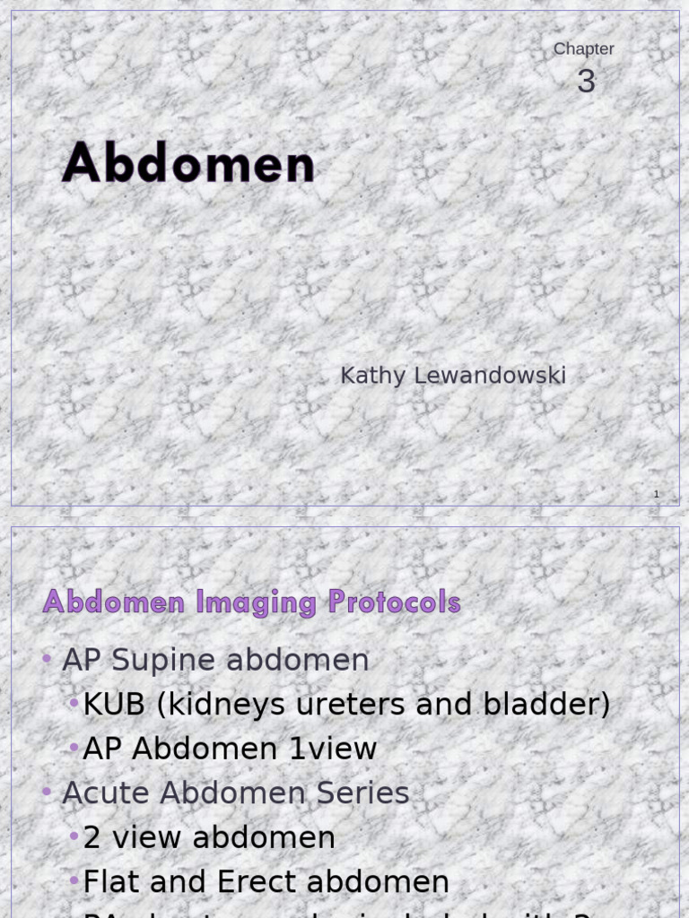 Abdominal Radiography Techniques Guide | PDF | Abdomen ...