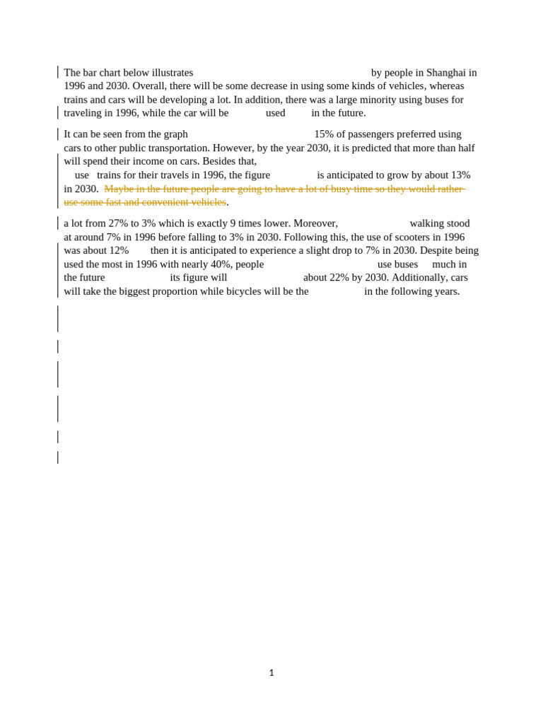 Writing Task 1 | PDF