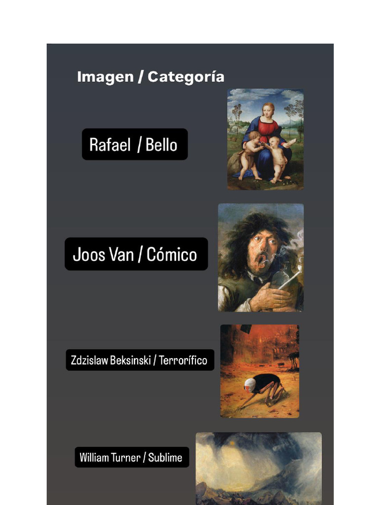 Arte Categoría | PDF