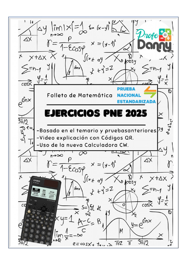 PNE 2025 - Ejercicios-Videos QR | PDF | Elipse | Geometría