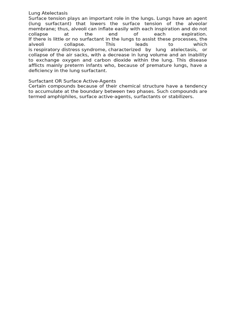 Lung Atelectasis | PDF